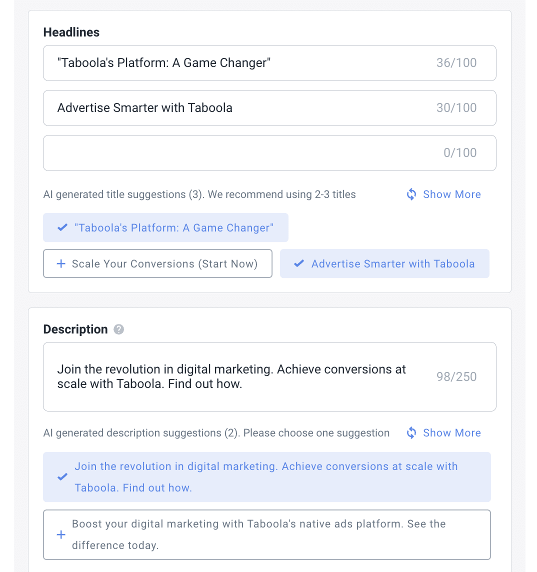Taboola GenAI Ad Maker: Create High-Quality Ads Effortlessly| Taboola.com