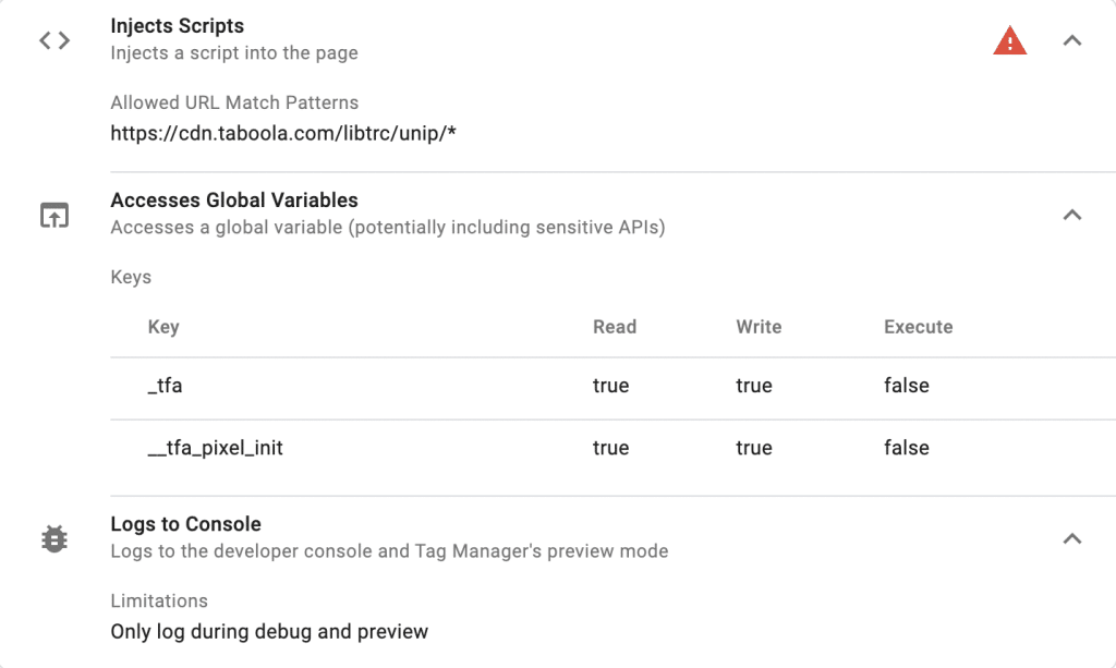 Integrated with Google Tag Manager