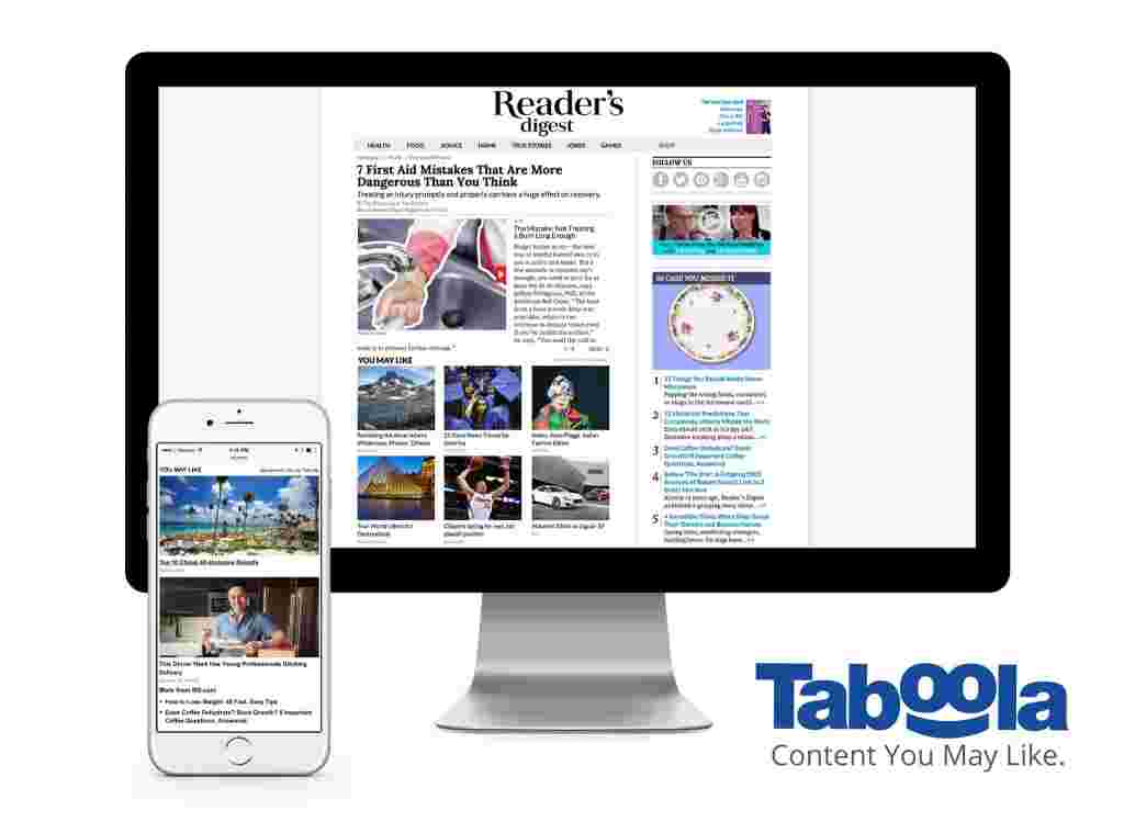 Taboola and Reader’s Digest Partner For Multi-Year, Multi-Platform Deal