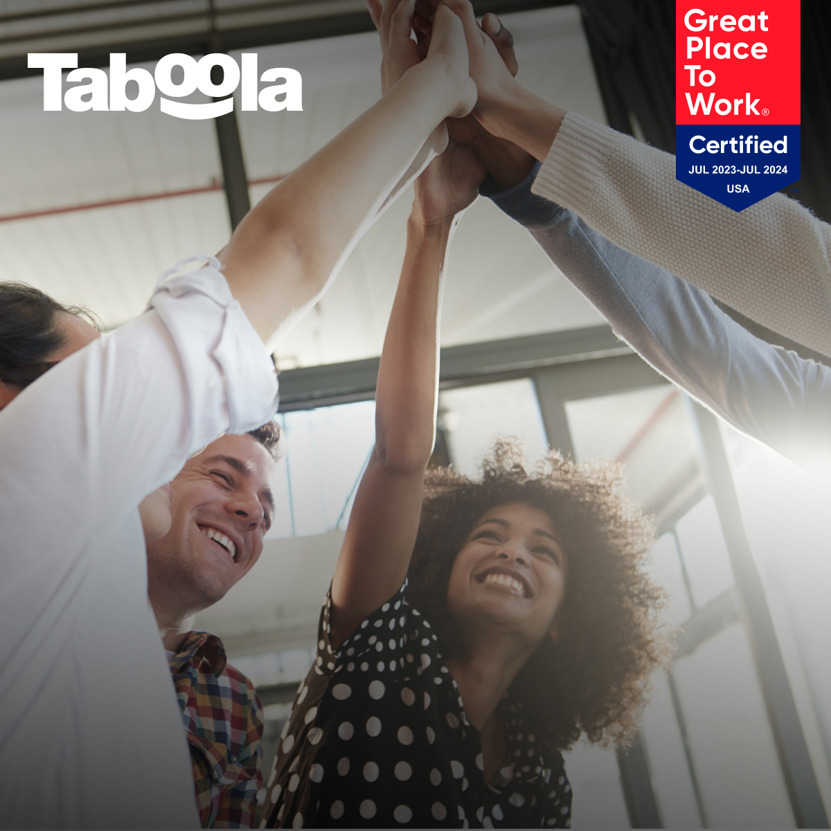 Taboola Earns Great Place To Work Certification™ | Taboola.com
