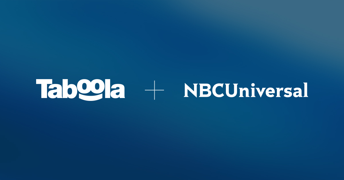 Taboola Announces New, Five-Year Deal with NBCUniversal News Group ...